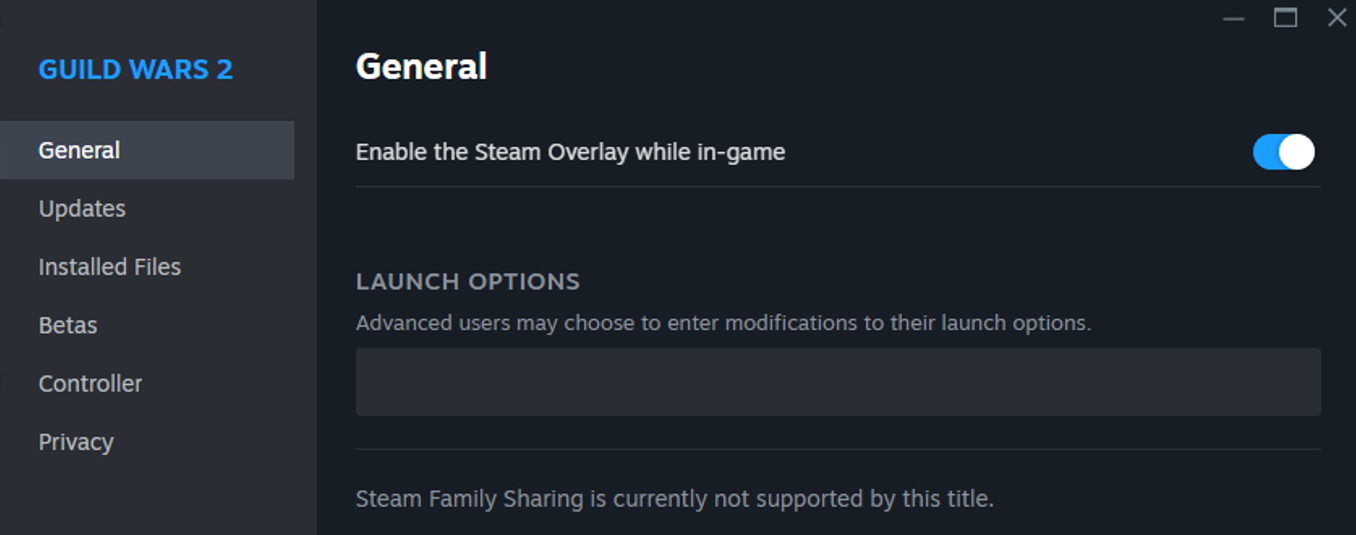 Steam: Gem Store Infinite Loading – Guild Wars 2 Support